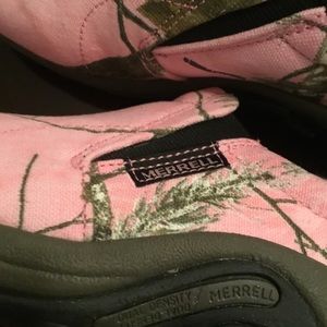 Merrell | Shoes | Morrell Cushion Dual Density Pink Walking Shoes ...